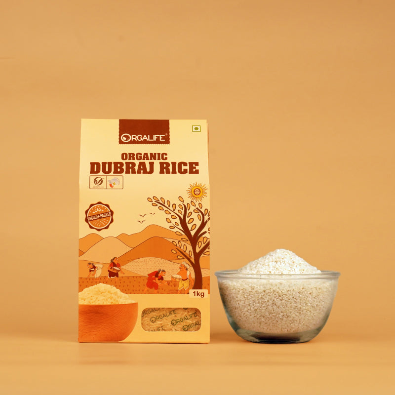 Buy Organic Dubraj Rice 1kg Online – Aromatic & Premium Quality – Orgalife