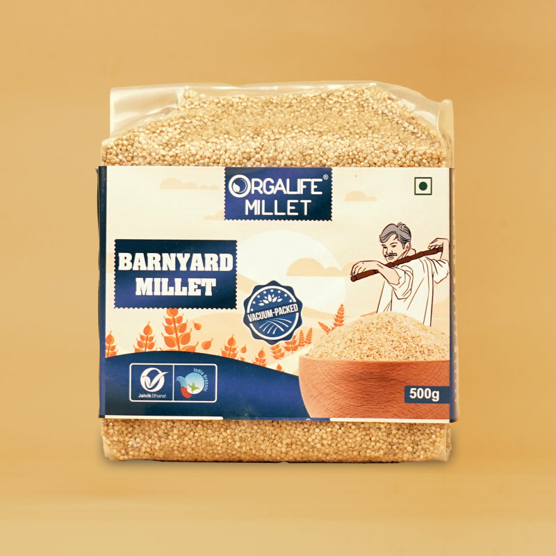 Organic Barnyard Millet 500g – Gluten-Free & Nutritious | Orgalife